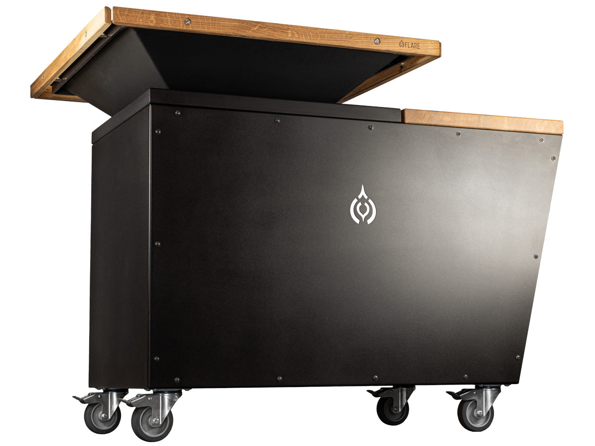 FLARE Grill 80 "Grill Block" Black Edition – WB-Grillhandel
